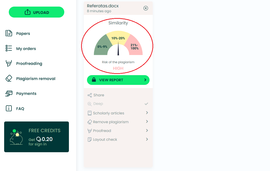 Free plagiarism checker - PLAG - Plagiarism. Studies. Artificial ...