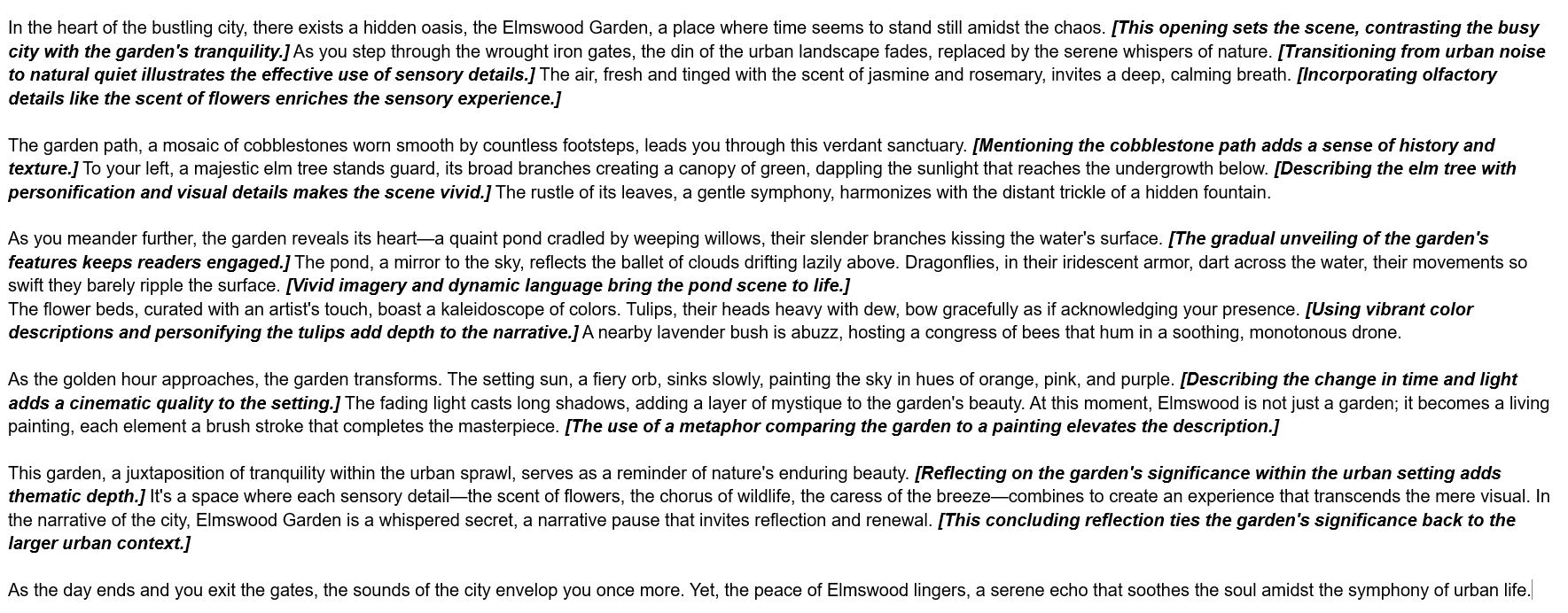 Descriptive essay: From concept to creation - PLAG - Plagiarism ...